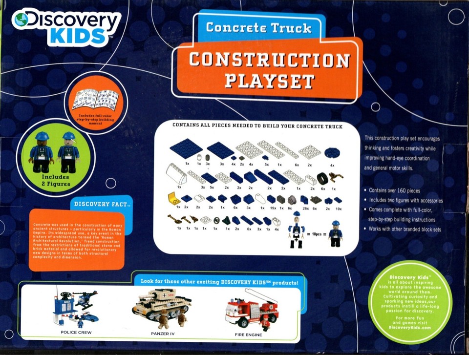 Discovery Kids Concrete Truck Construction Play Set New | eBay