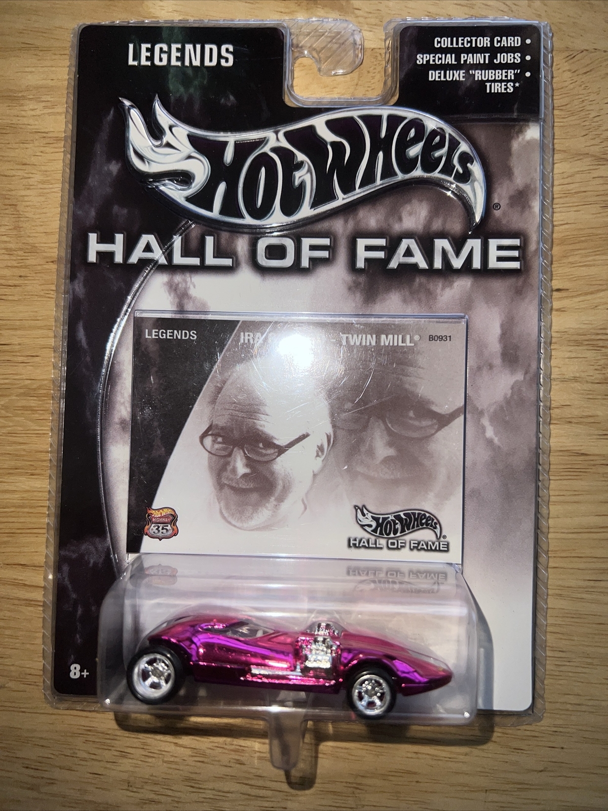 Hot Wheels Legends Hall of Fame Twin Mill Pink Ira Gilford Real Riders ...