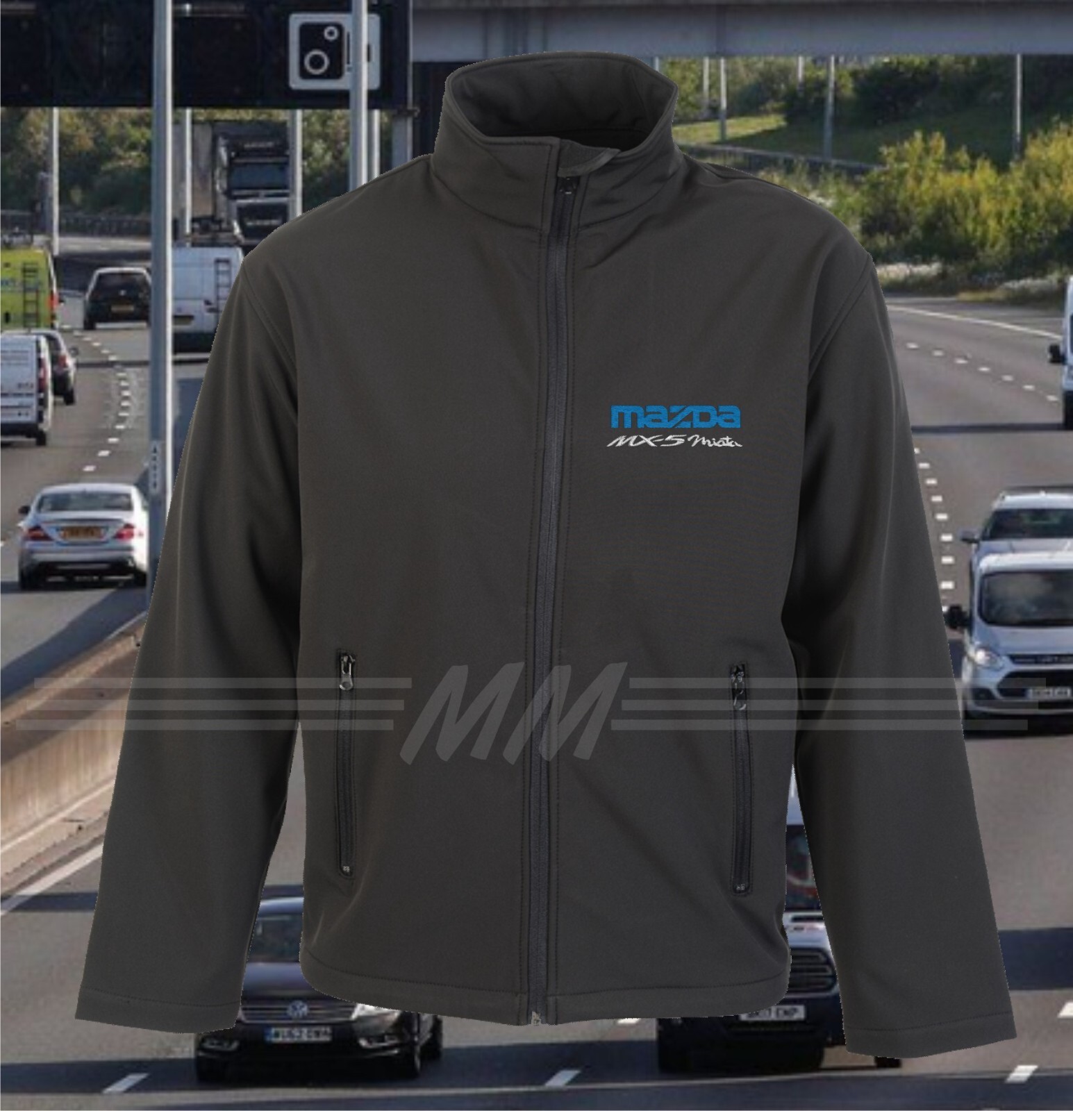 mm Mazda MX5 Miata Jacket Softshell Car Coat Embroidered Logo Water ...