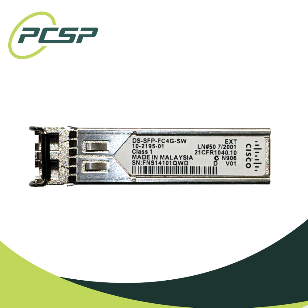 Lot of 10 Cisco DS-SFP-FC4G-SW 4G SW SFP Transceiver Module 850nm 10 ...