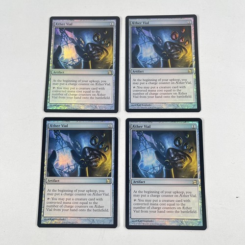 Magic the Gathering MTG - Modern Masters - Aether Vial FOIL x4 | eBay