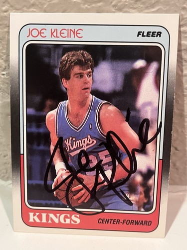 1988 Fleer #97 Joe Kleine RC signed auto autograph Sacramento Kings | eBay