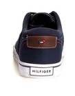 New Tommy Hilfiger Men's Robbie Canvas Lace-up Sneaker Shoes Navy Size ...