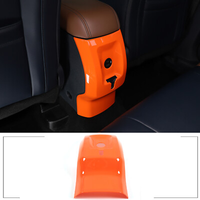 Orange Center COnsole Rear Panel Cover Trim Fit For Ford Maverick 2022 ...