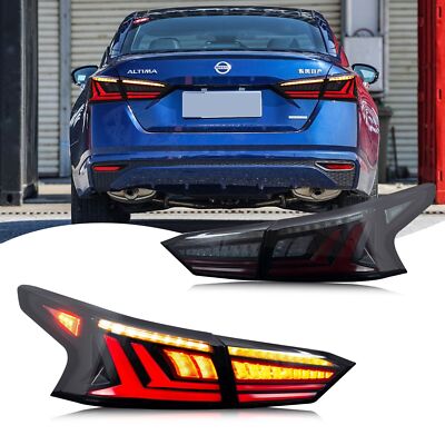 LED Tail Light For 2019-2025 Nissan Altima Sedan Smoked Lens Dynamic ...