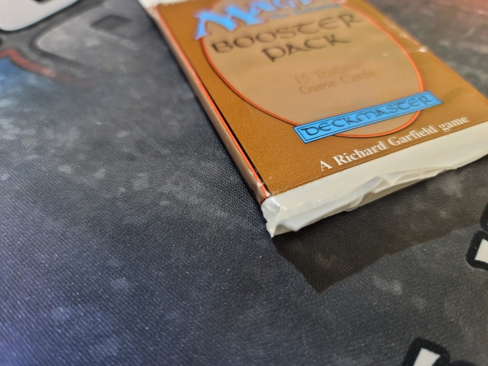 1993 Magic the Gathering ALPHA Booster Pack Sealed MTG Black Lotus ...