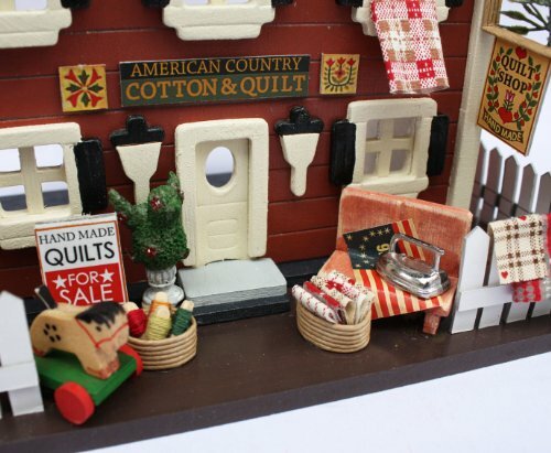 Billy handmade dollhouse kit Woody House collection quilt shop 8812 ...