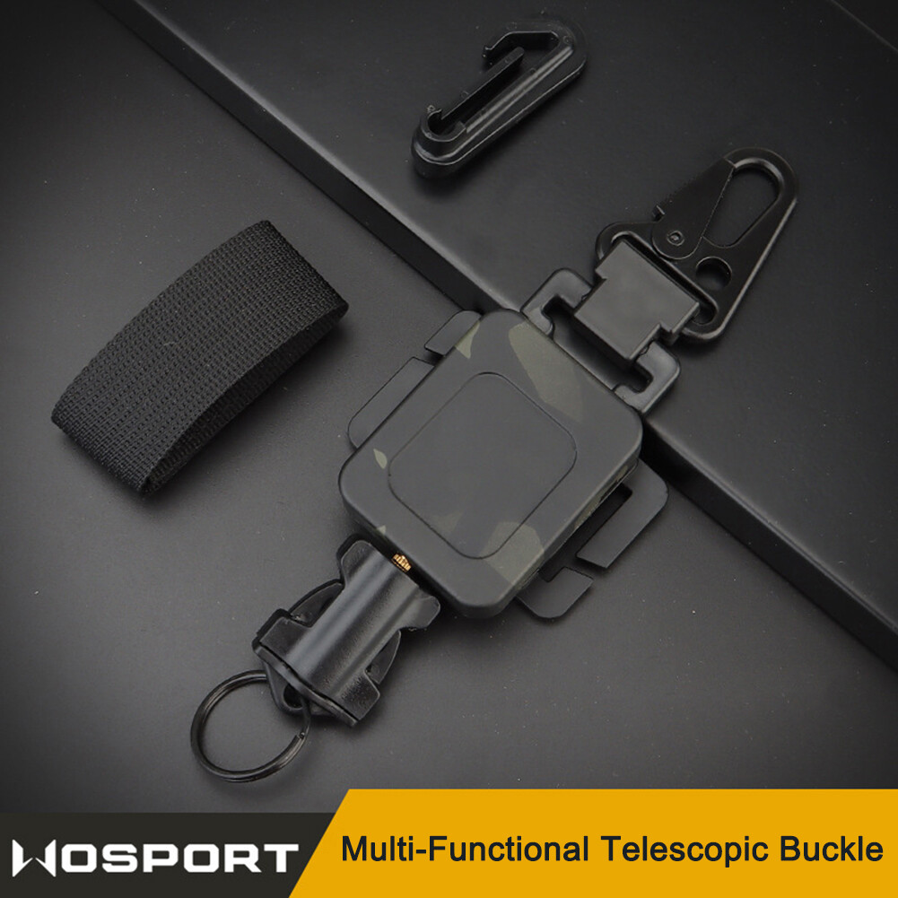 Telescopic Tactic Buckle Anti-theft 360 Rotating Replacement Hook ...