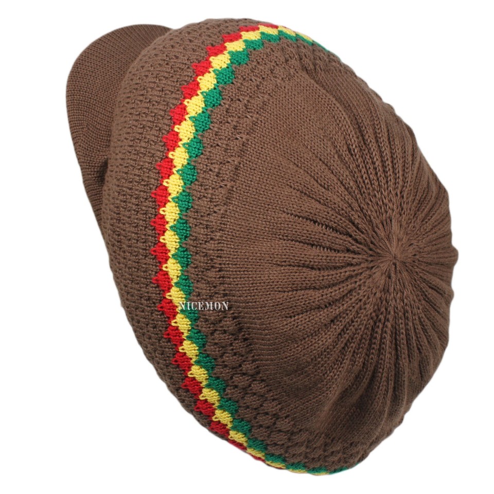 Rasta Rastafari Hat Cap Rastacap Reggae Jamaica Headwear Dreadlocks ...
