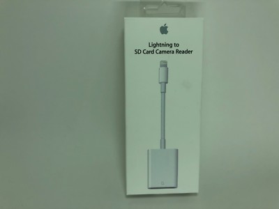 Original Apple Lightning to SD Card Camera Reader iPhone/iPad A1595 MJYT2AM/A 888462314473 | eBay