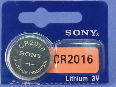SONY CR2016 LITHIUM 3V BATTERY 1Pc | eBay