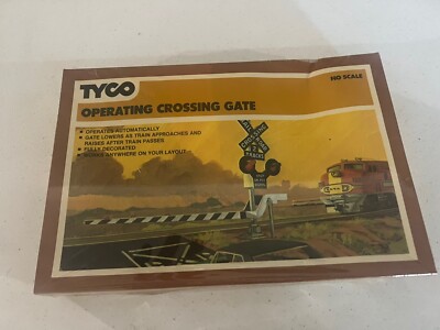 HO Scale Train TYCO Railroad Operating Crossing Gate No. 908 New in ...