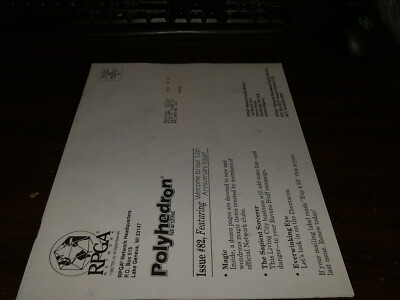 TSR: RPGA: Polyhedron Newszine Issue #82 with mailer | eBay