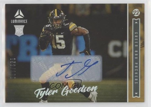 2022 Panini Luminance Rookie Gold Auto /100 Tyler Goodson #188 Rookie ...