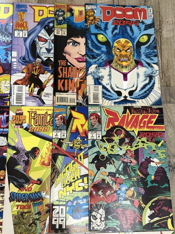 2099 Marvel (19 Comic Lot) DR Doom Fantastic Four Spiderman Ravage ...