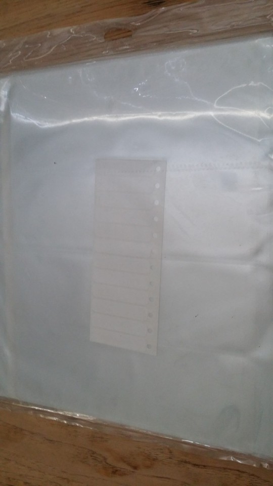 Clear File Archival Plus 120 film Storage Pages 10 Pack 6x7 Frames ...