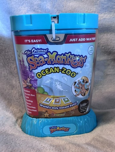 Amazing Live Sea Monkeys Ocean Zoo Marine Aquarium Aqua Blue Aquarium ...