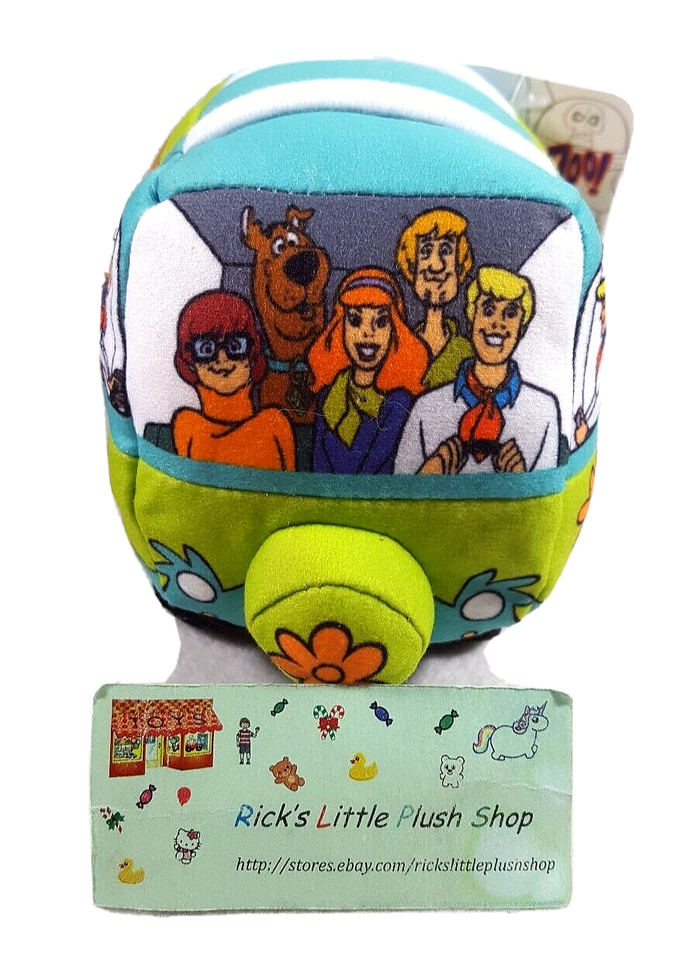 Toy Factory Scooby Doo Cartoon The Mystery Machine Van 7" Plush Stuffed ...