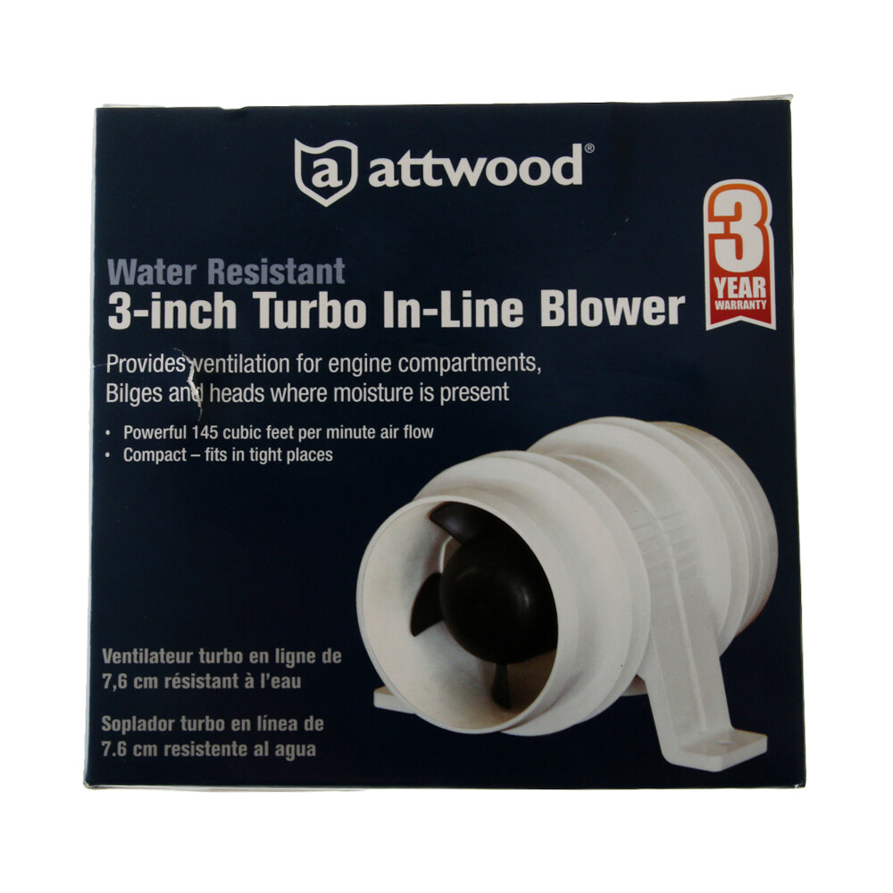 Attwood Turbo Waterproof Blower 8cm 12v | eBay