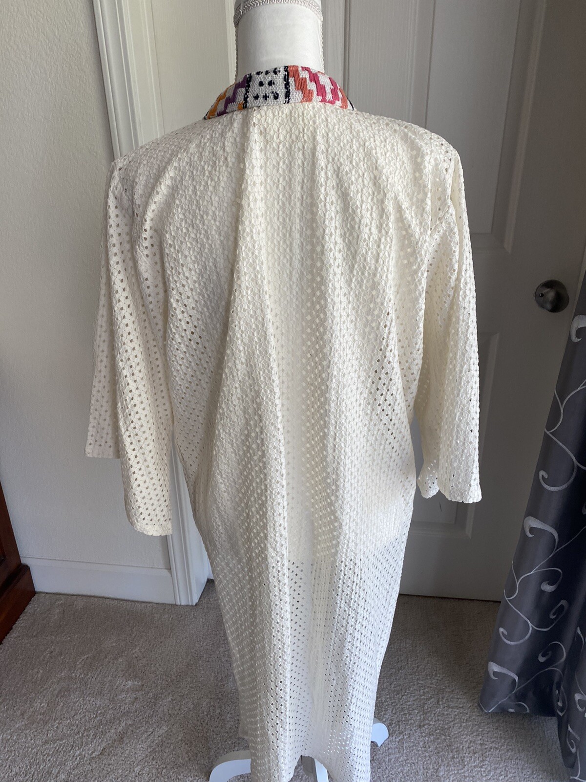 Anthropologie Maeve Ivory Kimono Duster Cover Up Open… - Gem
