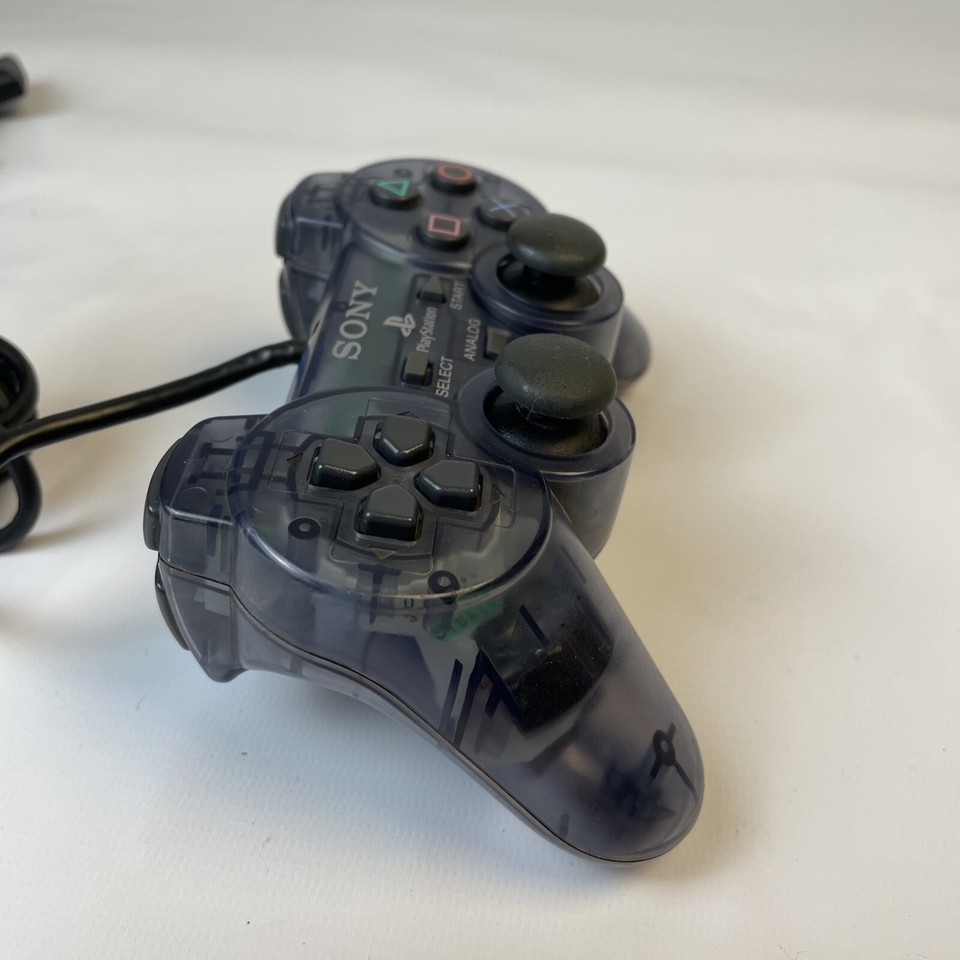 Official Sony PlayStation 2 PS2 Dualshock 2 - Smoke Grey Gray | eBay