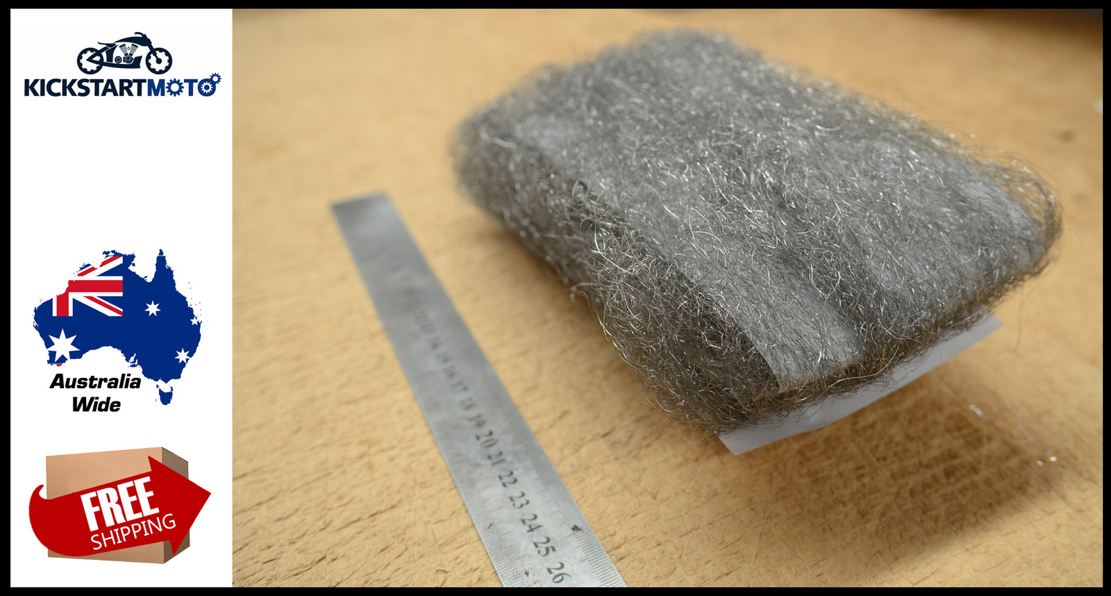 Motorcycle Motorbike Stainless Muffler Wool Fiberglass Packing Exhaust ...