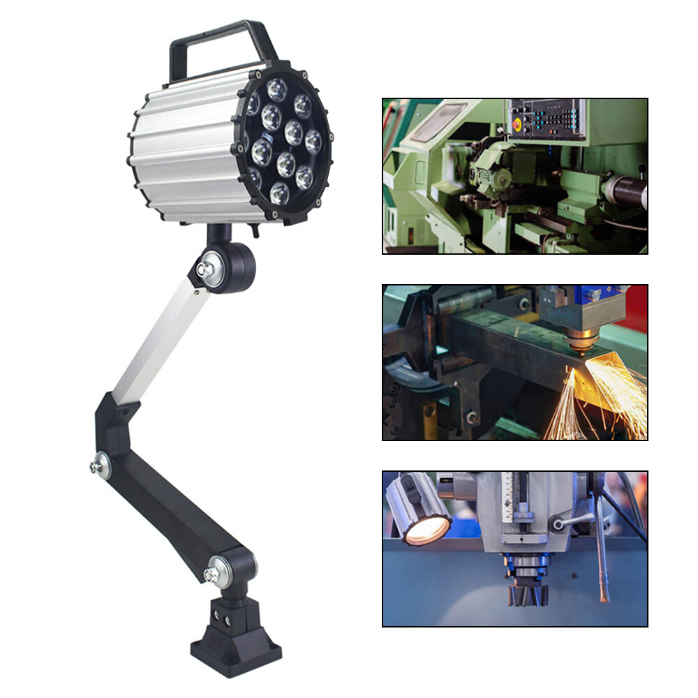 Adjustable Arm Lighting For Machinery LONG ARM MACHINE LIGHT At