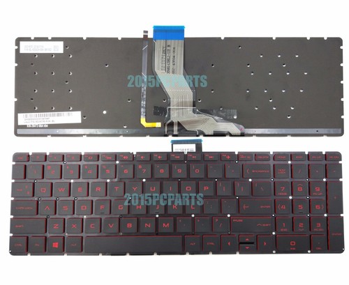 New HP ENVY 17-N000 17-n153nr 17t-n000 17t-n100 Keyboard US Backlit Red ...