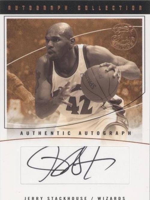 2003-04 Flair Final Edition - Autograph Collection Jerry Stackhouse #AC ...