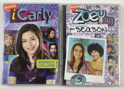 iCarly & Zoey 101 DVD Lot - **POOR! - MUST READ DESCRIPTION BEFORE ...
