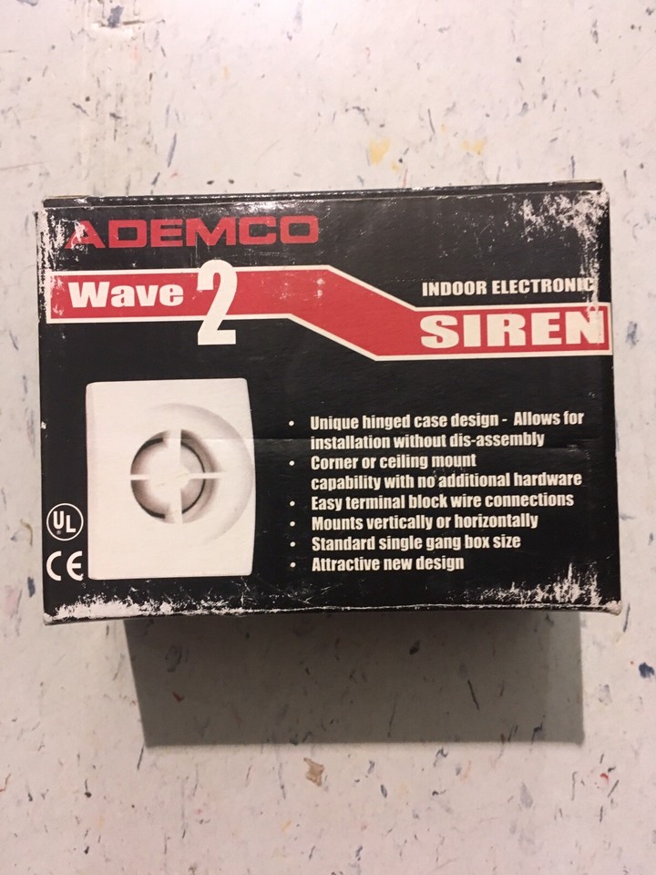 ADEMCO Wave 2 Indoor Electronic Siren | eBay