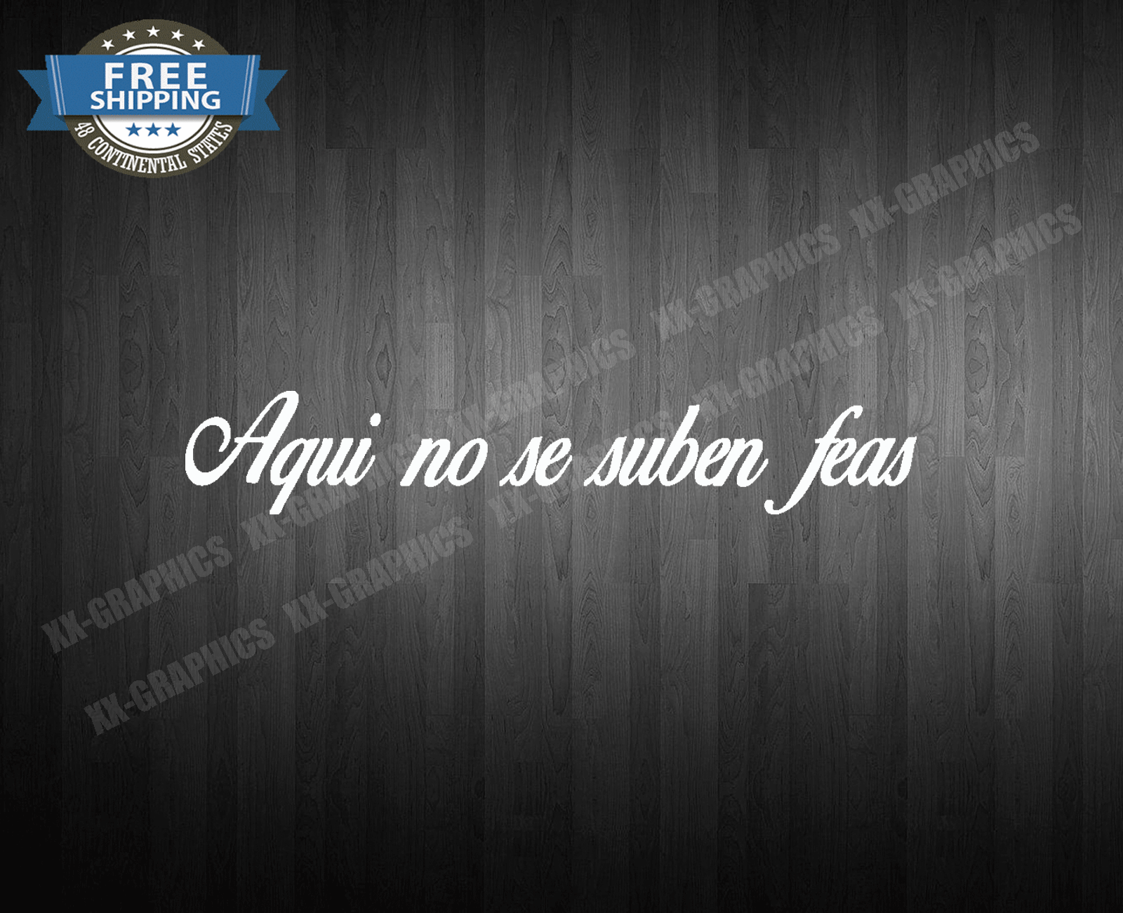 Aqui No Se Suben Feas Decal Sticker zacatecas jalisco michoacan sinaloa ...
