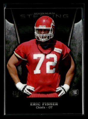 2013 Bowman Sterling #7 Eric Fisher Rookie RC Black Refractor /75 | eBay