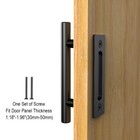 12" Sliding Barn Door Handles Pulls Double Sided Hardware Set Flat ...