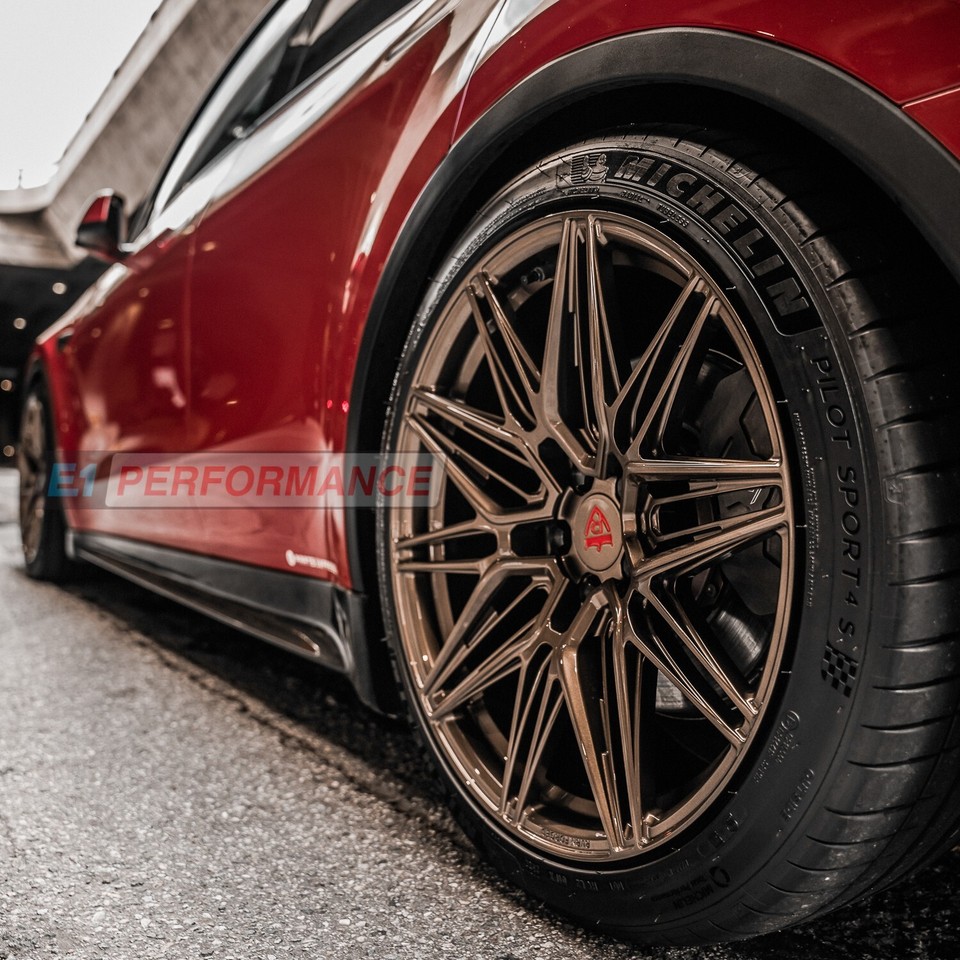 20" Tesla Model 3, Model Y, RVRN Monoblock Performance Forged Wheel ...