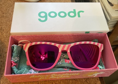 NEW Pink Goodr "Road Twerk Ahead” Limited OG Polarized Sunglasses | eBay