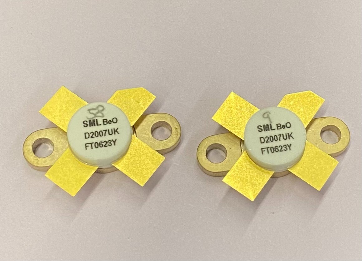 D2007UK RF MOSFET Transistor Silicon DMOS RF FET 5W-28V-400MHz SE, 2 EA ...