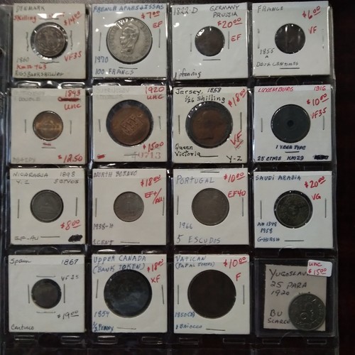 Foreign (Scarcer Mixed Non-Silver) Lot of 16 coins | eBay