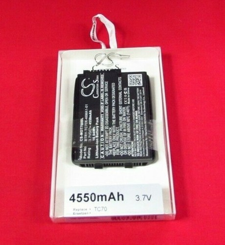 CAMERONSINO 3.7VDC 4550mAh 16.84Wh CS-MOT700BL BATTERY PACK BTRY-TC70X ...