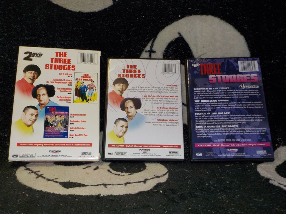 The Three Stooges DVD 2 Disc Box Set 8 Shorts Disorder in the Court ...