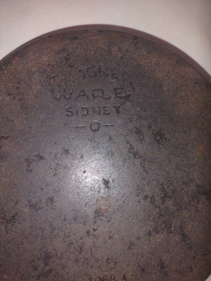 Vintage Wagner Ware Sidney O #8 Cast Iron 1058 A Skillet 10” FLAT | eBay