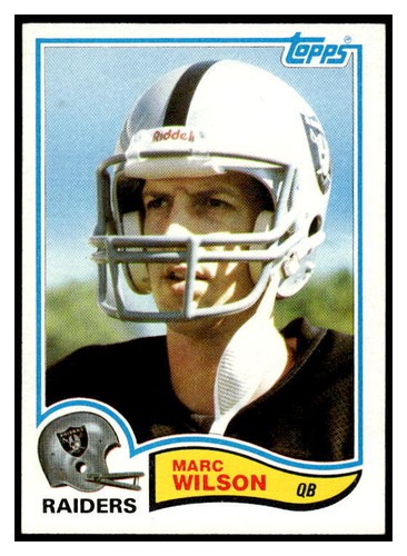 1982 Topps #201 Marc Wilson Oakland Raiders Rookie Excellent | eBay
