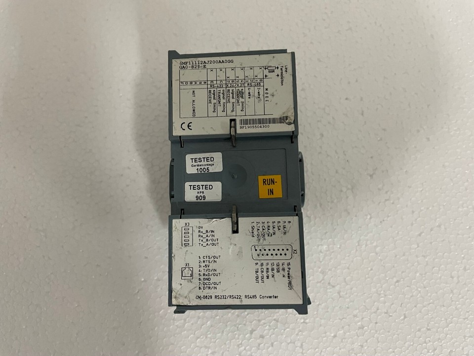 Siemens SICAM CM-0829 RS232/RS422 RS485 Convertor Module | eBay