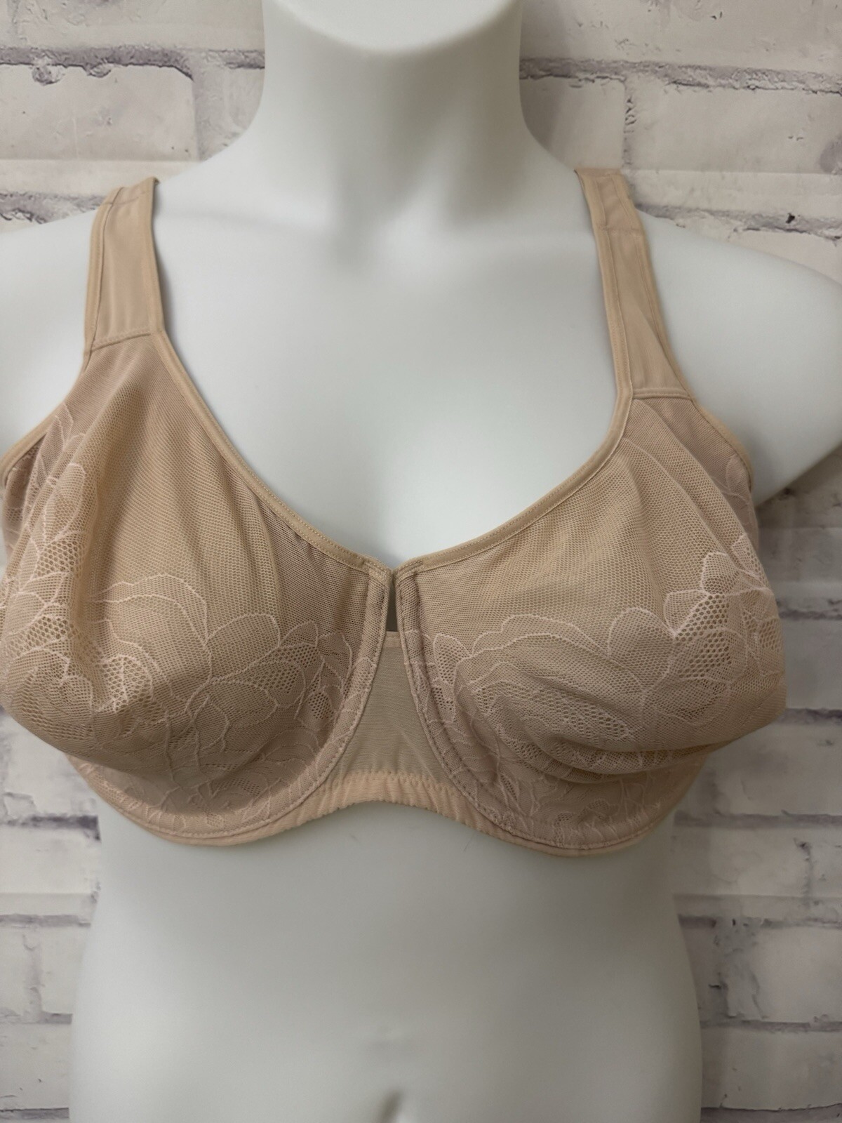 Wacoal Bra Size 42DD Stark Beauty Underwire Beige Unl… - Gem