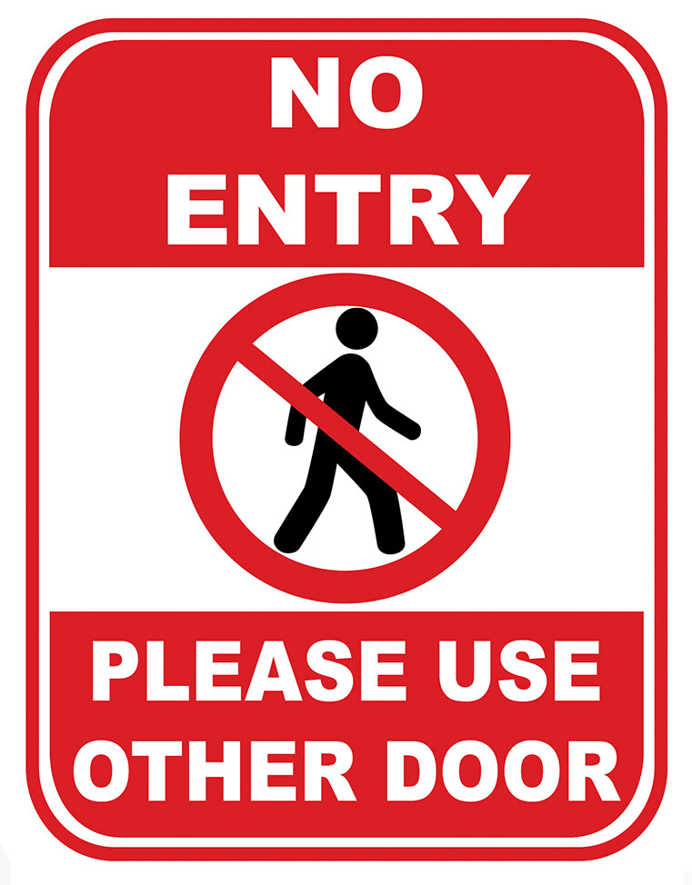 Please Do Not Enter Sign Please Knock Before Entering Sign, SKU: