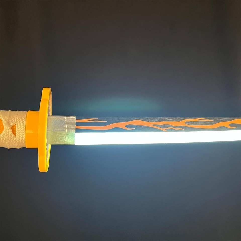 LED Light Up Sword Demon Anime Katana Cosplay Prop Halloween Gift 41 ...