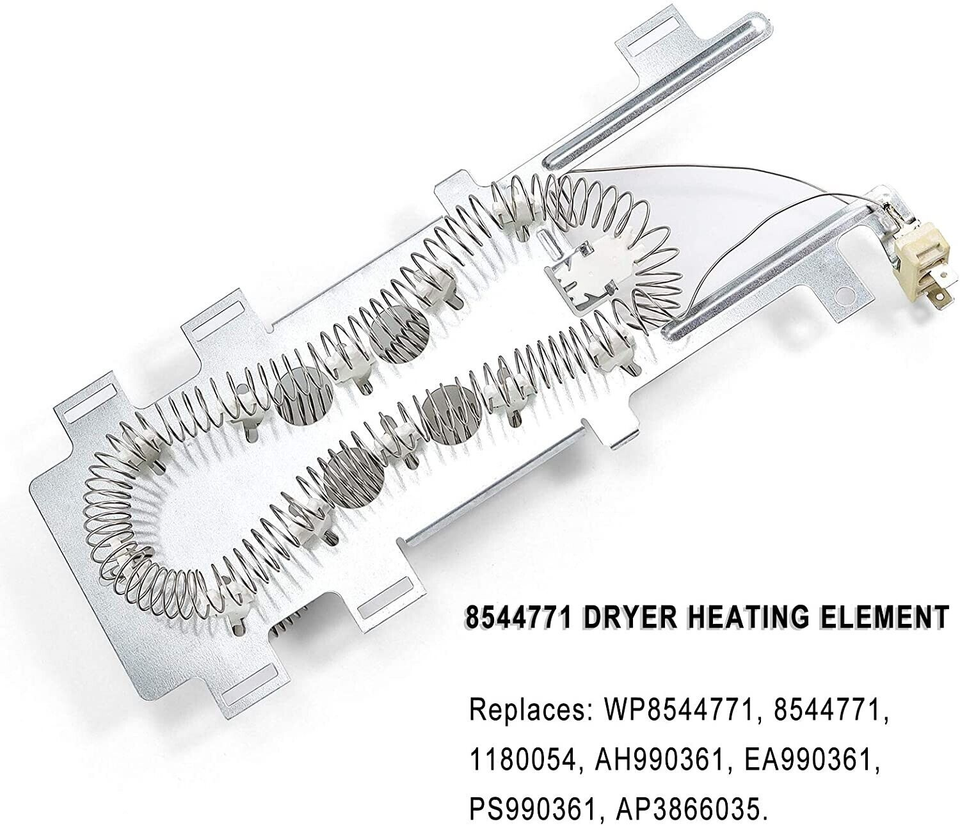 8544771 Dryer Heater Heating Element for Whirlpool Kenmore WP8544771 1 ...