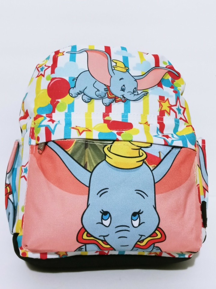 Disney Dumbo All Over Print Cartoon Mini 12" Backpack Purse Lady Travel ...
