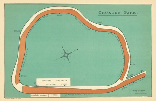 Croxton Park racecourse, Waltham, Leicestershire. Closed 1914. BAYLES ...