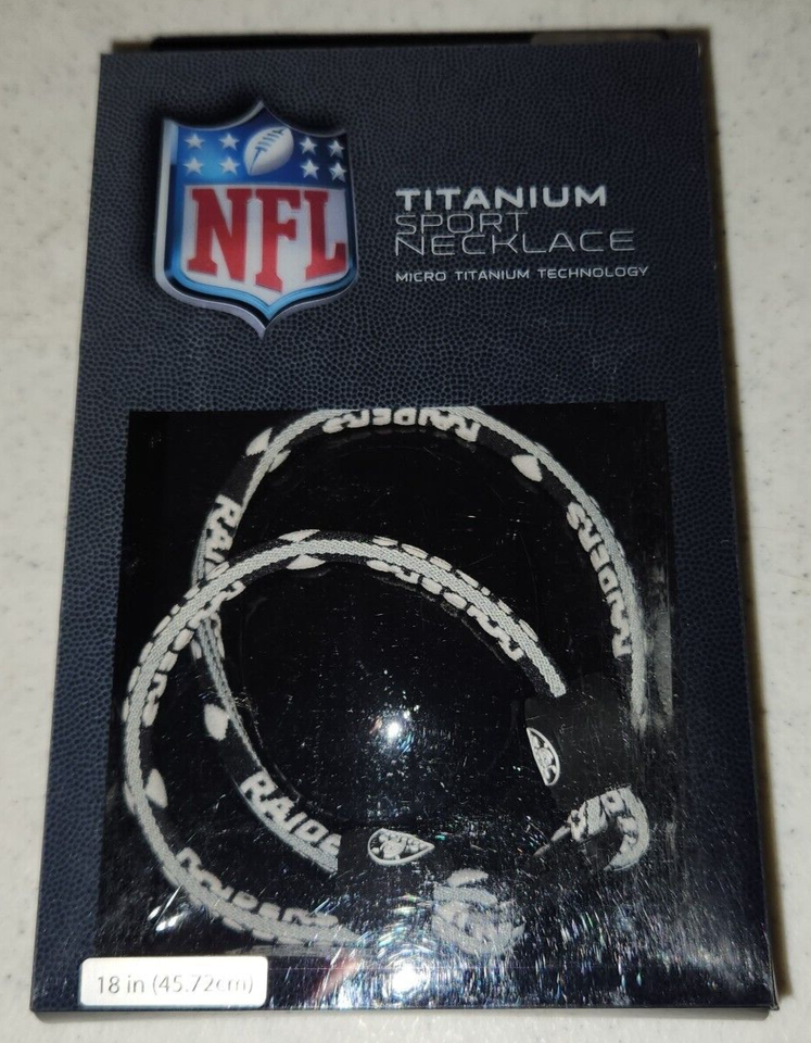 Las Vegas Raiders 18" Titanium Sport Necklace | eBay